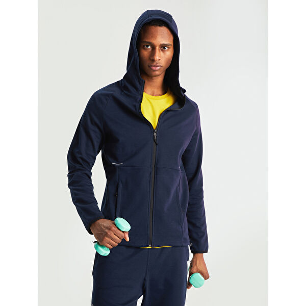 LCW SPORTS Standart Kalıp Kapüşonlu Erkek Spor Hırka LCW SPORTS Standart Kalıp Kapüşonlu Erkek Spor Hırka
