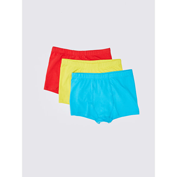 Basic Pamuklu Erkek Çocuk Boxer 3'lü