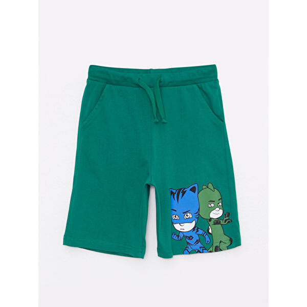 Beli Lastikli Pijamaskeliler Baskılı Erkek Çocuk Şort Beli Lastikli Pijamaskeliler Baskılı Erkek Çocuk Şort