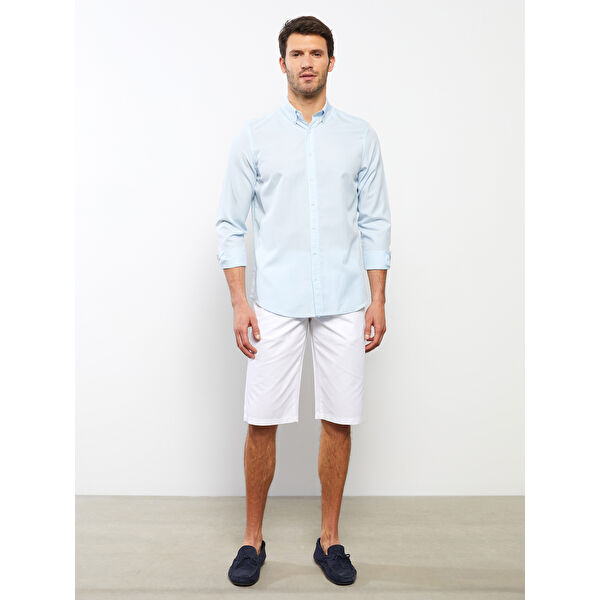 LCW BASIC Regular Fit Uzun Kollu Oxford Erkek Gömlek