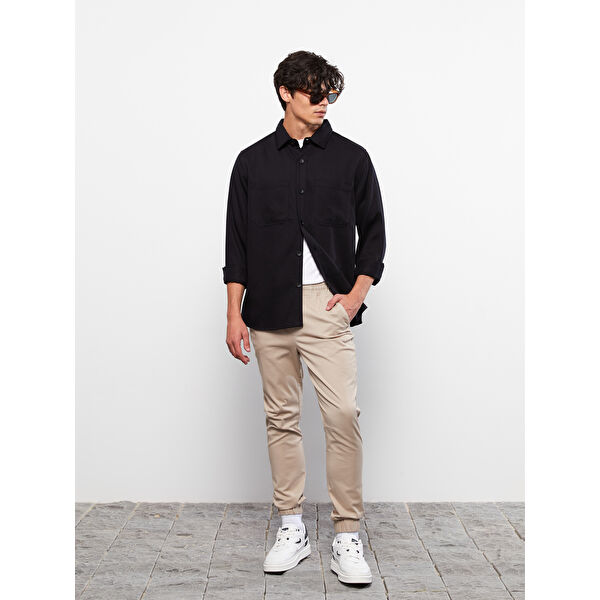 LCW CASUAL Slim Fit Gabardin Erkek Jogger Pantolon