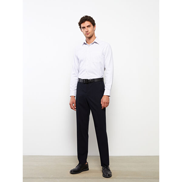 LCW FORMAL Regular Fit Uzun Kollu Armürlü Erkek Gömlek