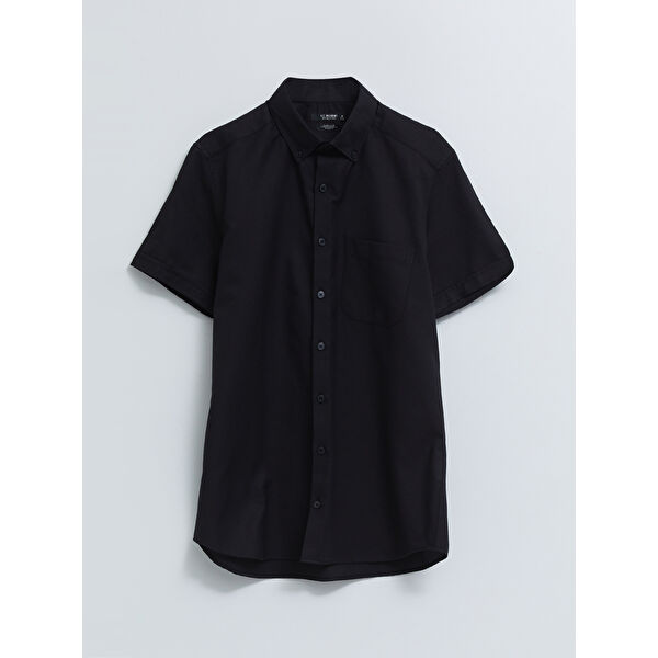 LCW FORMAL Slim Fit Kısa Kollu Oxford Erkek Gömlek LCW FORMAL Slim Fit Kısa Kollu Oxford Erkek Gömlek