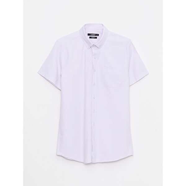 LCW FORMAL Slim Fit Kısa Kollu Oxford Erkek Gömlek LCW FORMAL Slim Fit Kısa Kollu Oxford Erkek Gömlek
