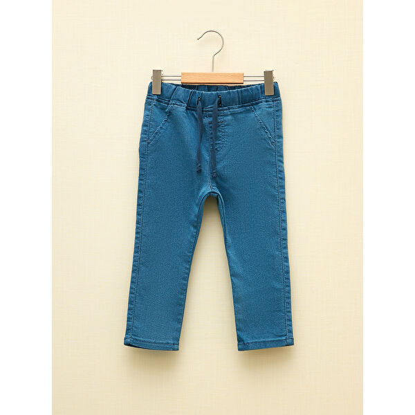 LCW GREEN Beli Lastikli Basic Erkek Bebek Jean Pantolon LCW GREEN Beli Lastikli Basic Erkek Bebek Jean Pantolon
