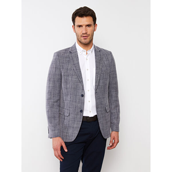 Standart Kalıp Erkek Blazer Ceket