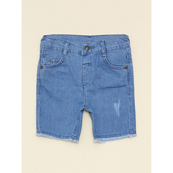 Basic Erkek Bebek Jean Şort