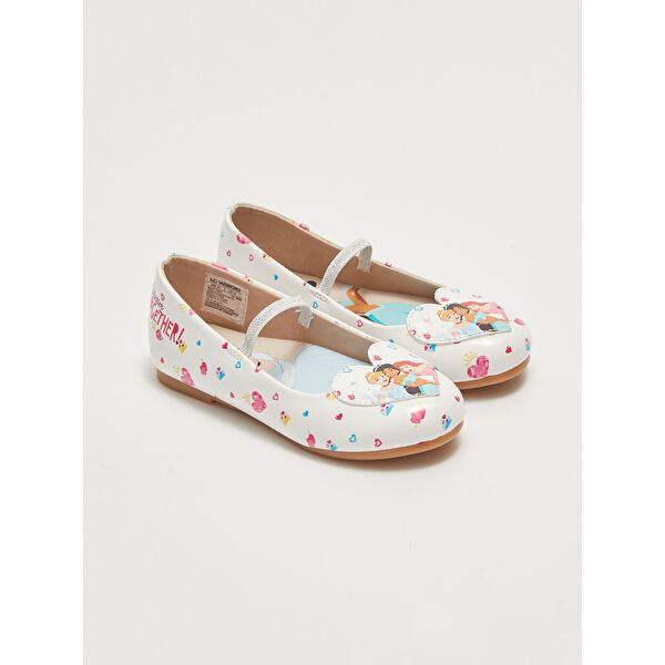 Princess Lisanslı Lastik Detaylı Kız Çocuk Babet