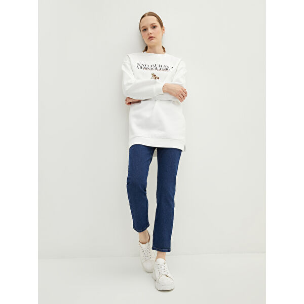 MODEST Beli Lastikli Skinny Fit Cep Detaylı Kadın Rodeo Jean Pantolon