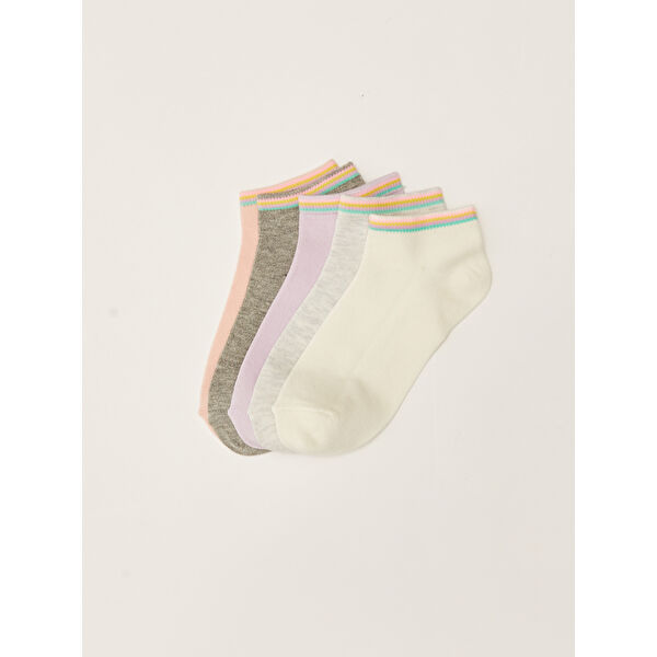 Basic Kız Çocuk Patik Çorap 5'li