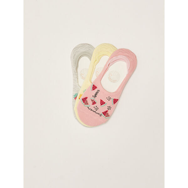 LCW DREAM Desenli Kadın Babet Çorap 3'lü Paket