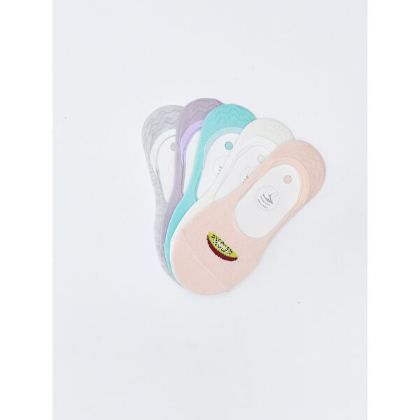 LCW DREAM Baskılı Kadın Babet Çorap 5'li Paket