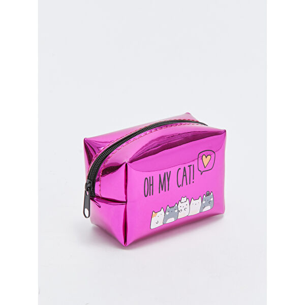 Hologram Baskılı Kadın Bozuk Para Cüzdanı