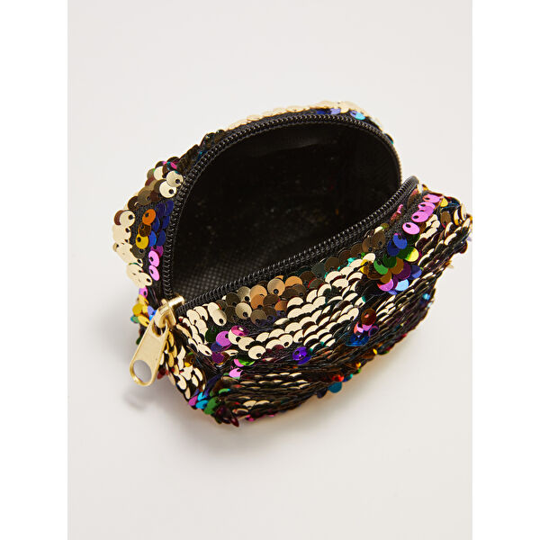 Pul Payetli Bozuk Para Cüzdanı Pul Payetli Bozuk Para Cüzdanı