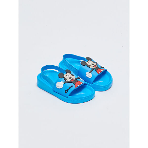 Mickey Mouse Lisanslı Patch Detaylı Erkek Bebek Plaj Terliği Mickey Mouse Lisanslı Patch Detaylı Erkek Bebek Plaj Terliği