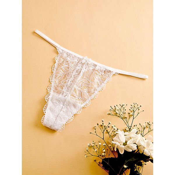 LCW DREAM Dantelli Tanga Külot LCW DREAM Dantelli Tanga Külot