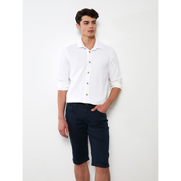 LCW BASIC Standart Kalıp Bermuda Erkek Şort