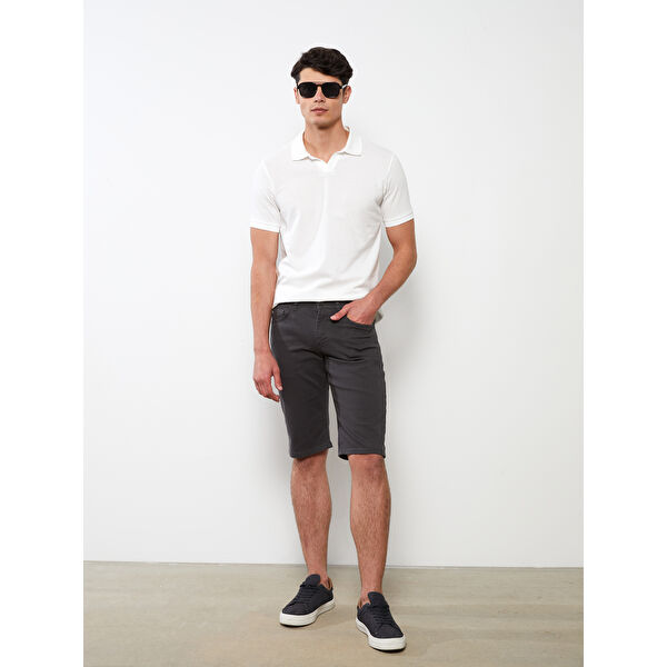 LCW BASIC Standart Kalıp Bermuda Erkek Şort