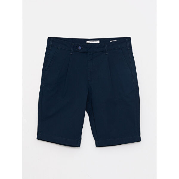 Standart Kalıp Gabardin Erkek Şort