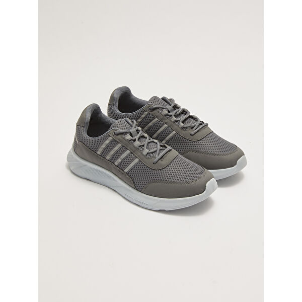 Bağcıklı File Detaylı Erkek Aktif Spor Ayakkabı Bağcıklı File Detaylı Erkek Aktif Spor Ayakkabı