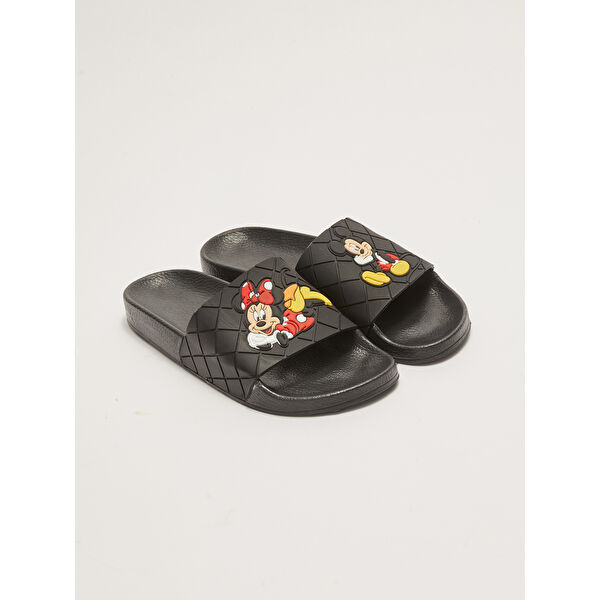 Minnie Mouse Lisanslı Tek Bantlı Kadın Terlik