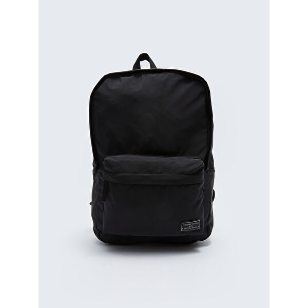 Etiket Baskılı Erkek Sırt Çantası