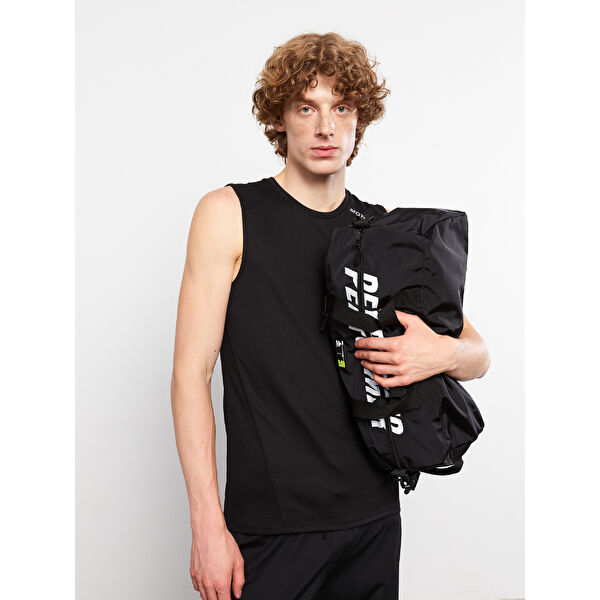 Yazı Baskılı Erkek Spor Çantası