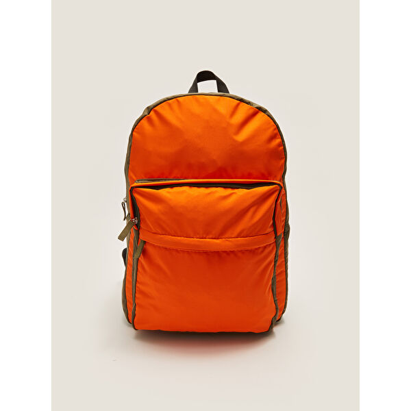 Renk Bloklu Ayarlanabilir Askılı Erkek Sırt Çantası