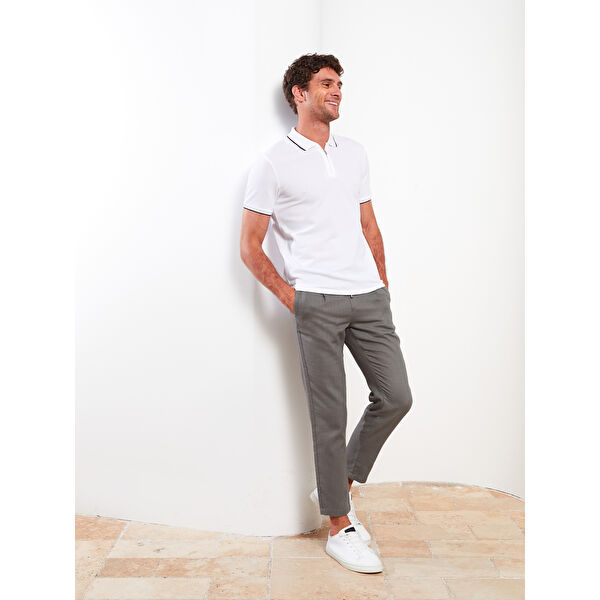 Polo Yaka Kısa Kollu Penye Erkek Tişört