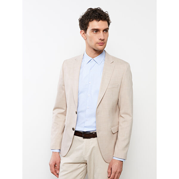 Standart Kalıp Erkek Blazer Ceket