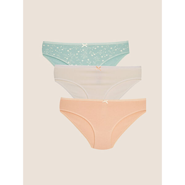 LCW DREAM Desenli Bikini Külot 3'lü Paket