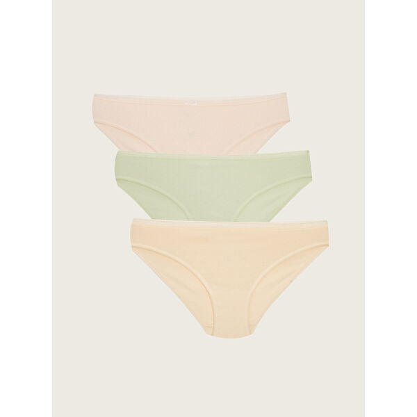 LCW DREAM Desenli Bikini Külot 3'lü Paket