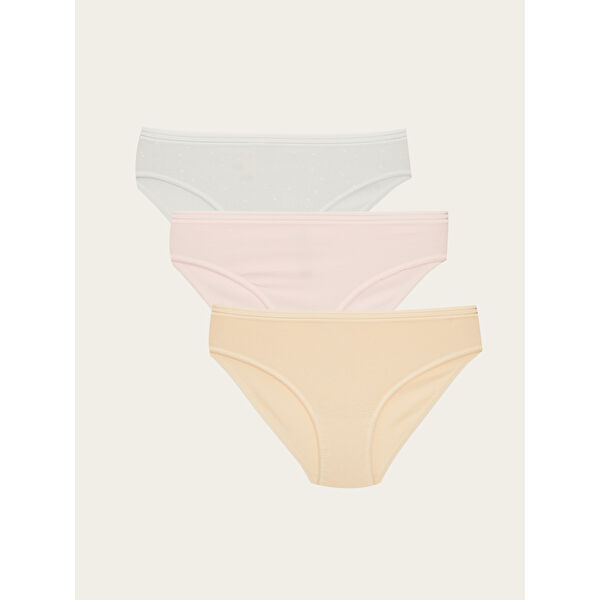 LCW DREAM Desenli Bikini Külot 3'lü Paket