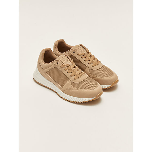 Bağcıklı File Detaylı Erkek Aktif Spor Ayakkabı Bağcıklı File Detaylı Erkek Aktif Spor Ayakkabı