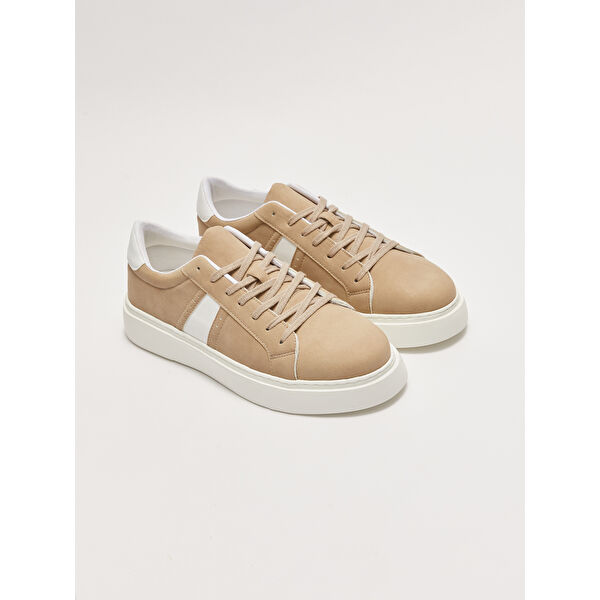 Renk Bloklu Bağcıklı Erkek Spor Ayakkabı