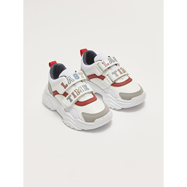 Baskılı Kalın Taban Erkek Çocuk Spor Ayakkabı