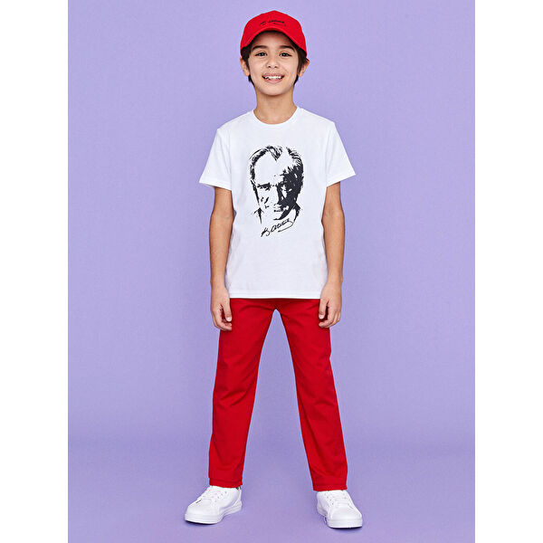 Slim Fit Basic Gabardin Erkek Çocuk Pantolon Slim Fit Basic Gabardin Erkek Çocuk Pantolon