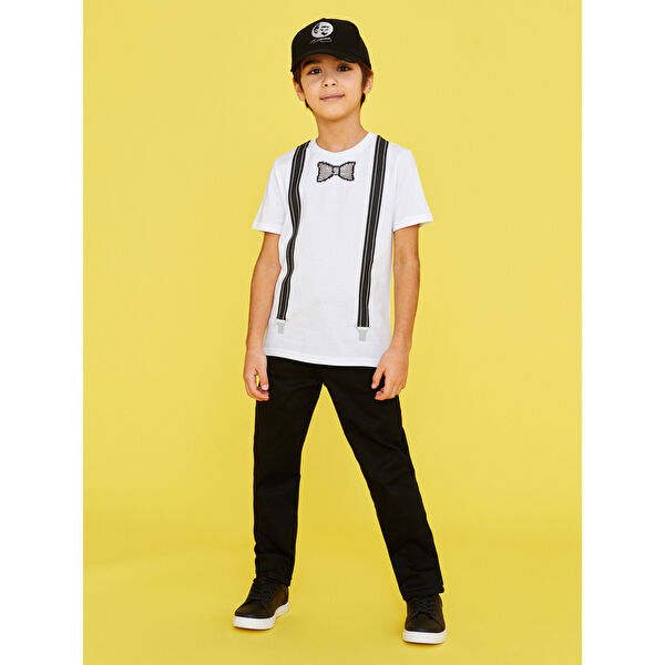 Slim Fit Basic Gabardin Erkek Çocuk Pantolon Slim Fit Basic Gabardin Erkek Çocuk Pantolon