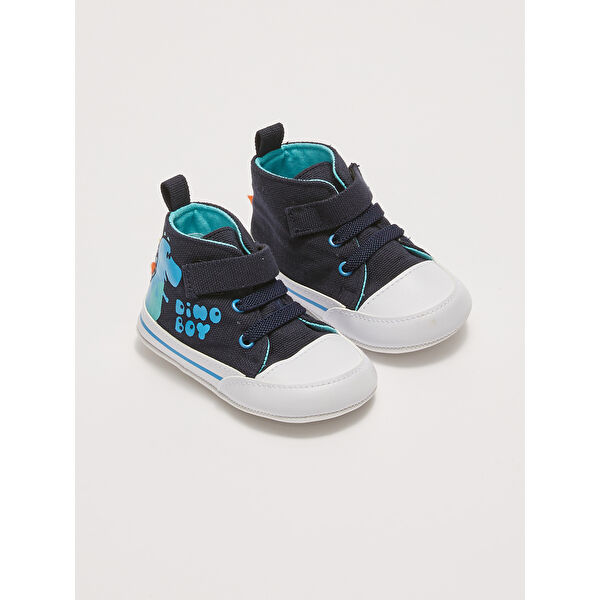 Baskılı Erkek Bebek Yürüme Öncesi Ev Botu