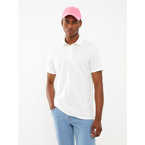 Polo Yaka Kısa Kollu Penye Erkek Tişört