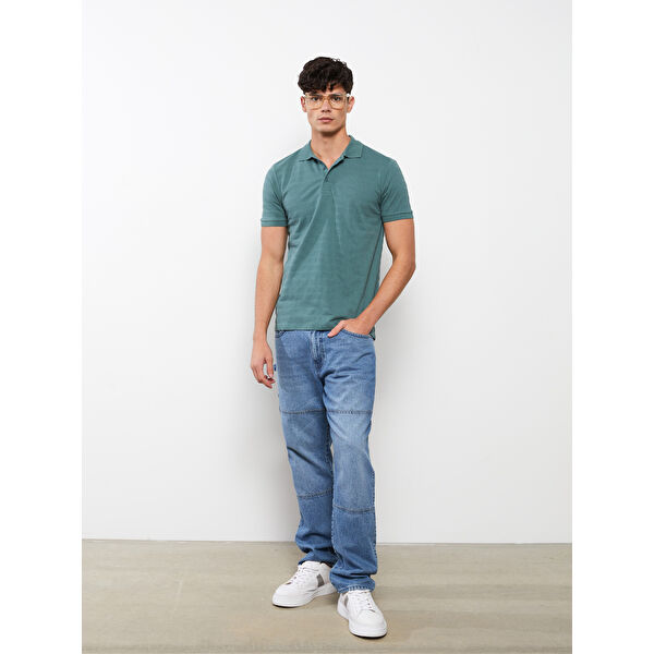 Polo Yaka Kısa Kollu Pike Erkek Tişört