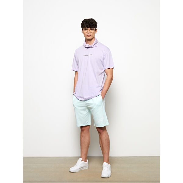 LCW CASUAL Slim Fit Beli Bağlama Detaylı Erkek Şort