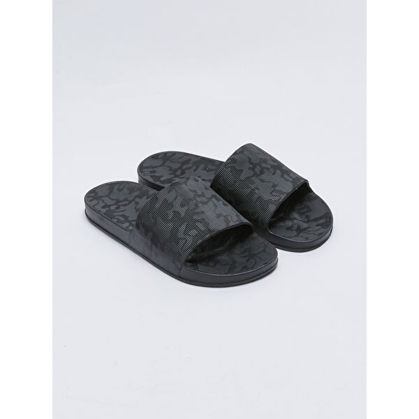 Kamuflaj Desenli Tek Bantlı Erkek Terlik