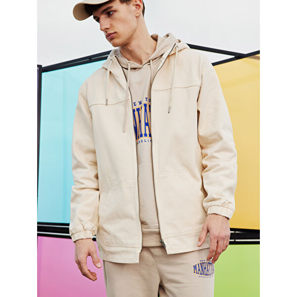 XSIDE Standart Kalıp Kapüşonlu Erkek Mont