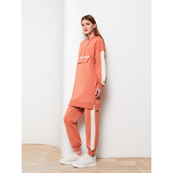 MODEST Beli Lastikli Düz Kadın Jogger Eşofman Altı