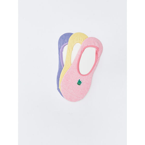 LCW DREAM Baskılı Kadın Babet Çorap 3'lü Paket