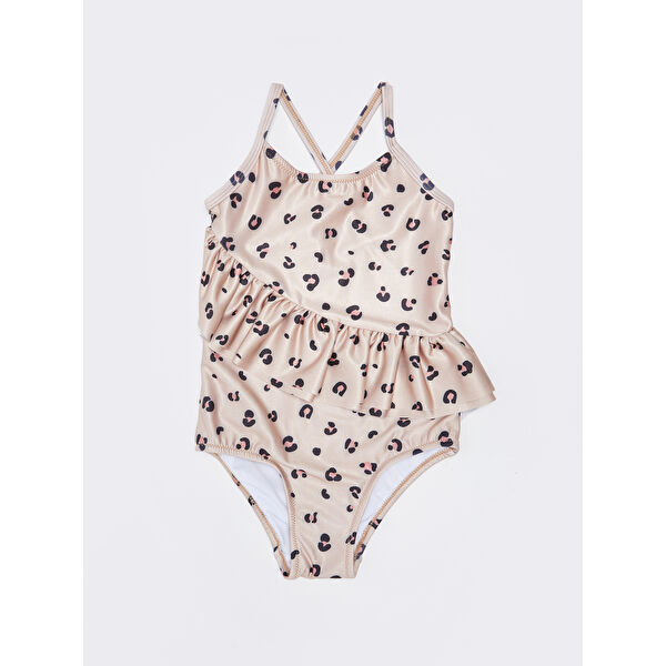 Baskılı Esnek Kumaştan Kız Bebek Mayo Baskılı Esnek Kumaştan Kız Bebek Mayo