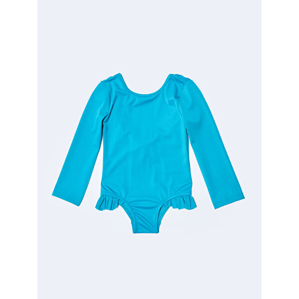 Esnek Kumaştan Kız Bebek Mayo