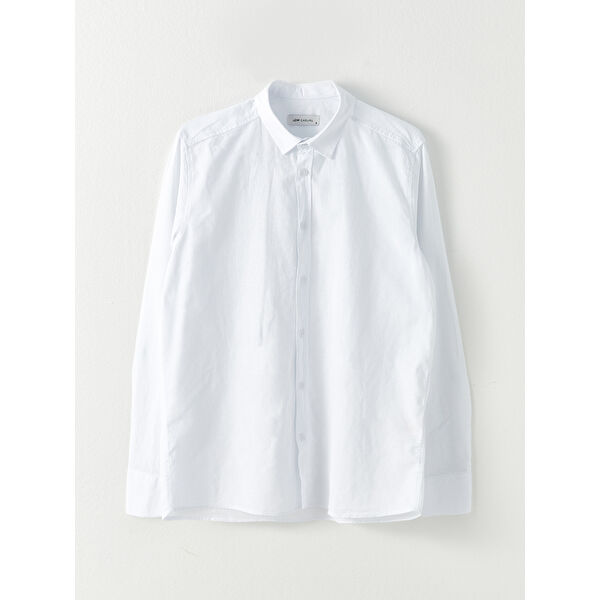 LCW CASUAL Regular Fit Uzun Kollu Poplin Erkek Gömlek