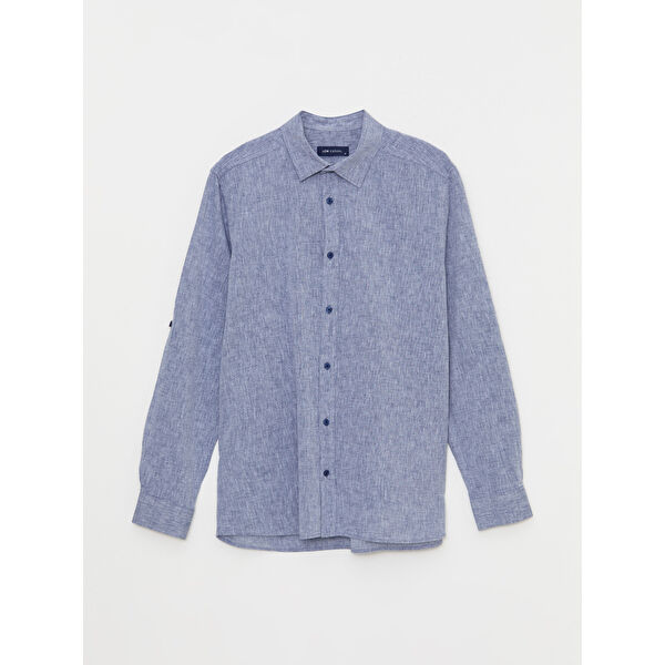 LCW CASUAL Regular Fit Uzun Kollu Poplin Erkek Gömlek